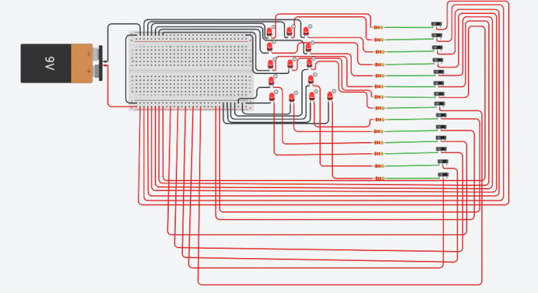 7-Segment Display Project - Project for School Students-STEMROBO IMPACT